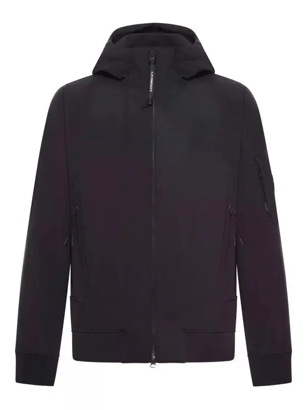C.P. COMPANY Hooded Zip-up Jacket - Black
