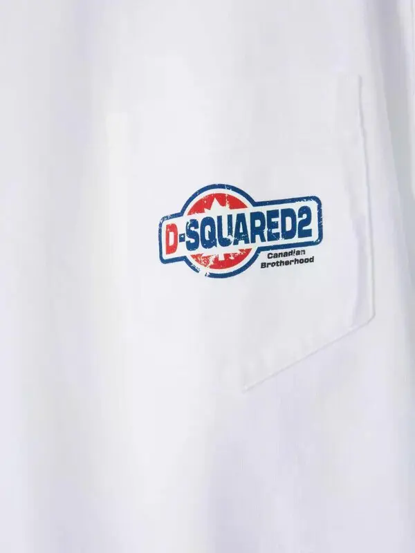 Dsquared2 Logo-patch Pocket T-shirt