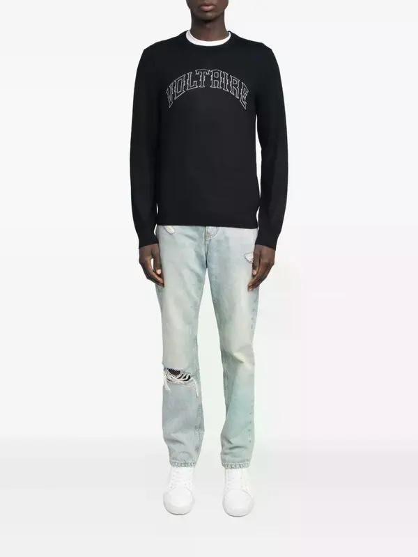 Zadig&Voltaire Logo Wool Sweater