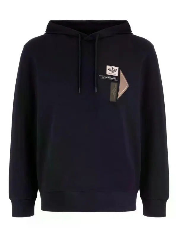Emporio Armani Logo-patch Hoodie