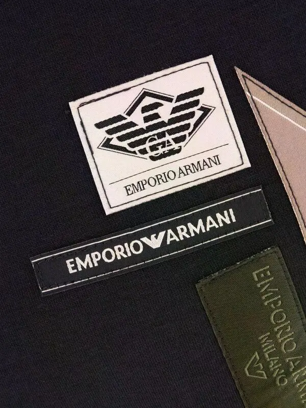 Emporio Armani Logo-patch Hoodie