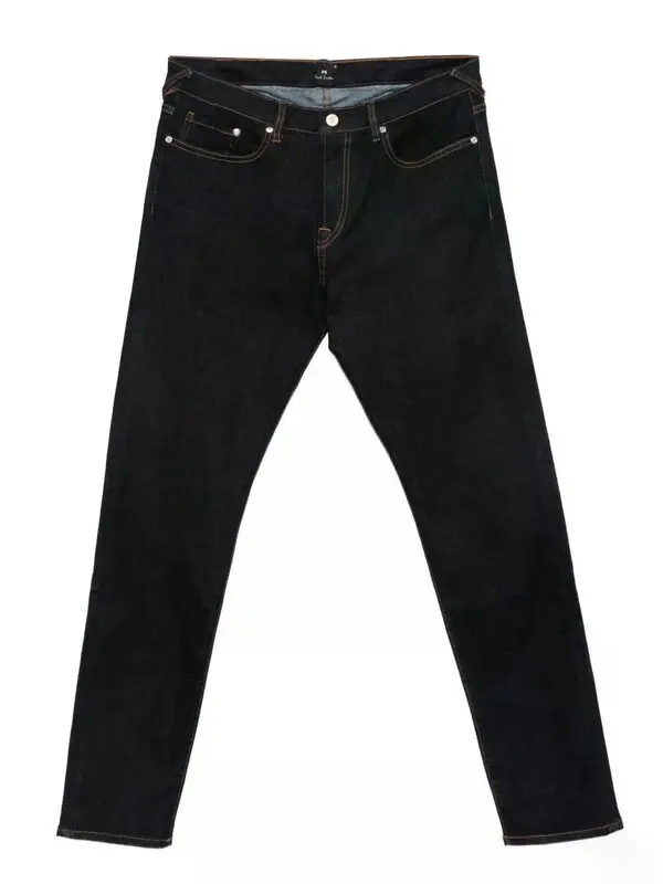 Paul Smith Logo-patch Jeans - Blue