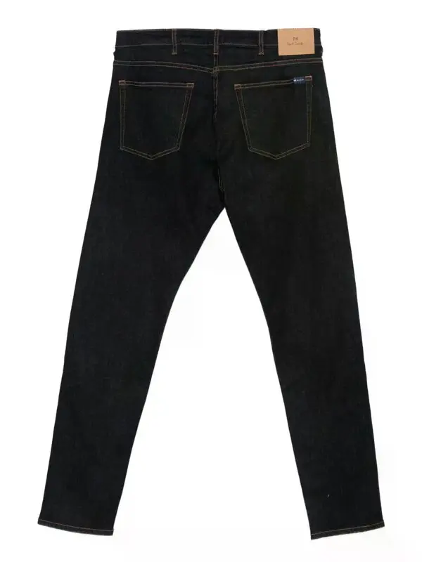 Paul Smith Logo-patch Jeans - Blue