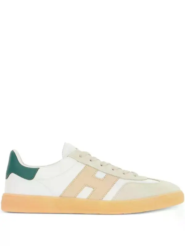 Hogan Panelled Low Top Sneakers - White