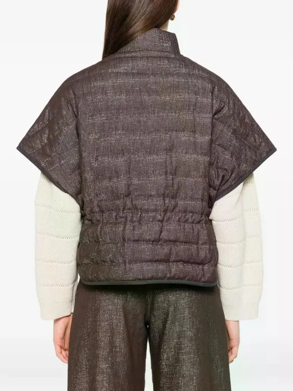 Brunello Cucinelli Quilted Zip-front Jacket