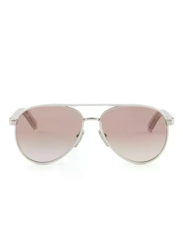 Prada Aviator Sunglasses - White