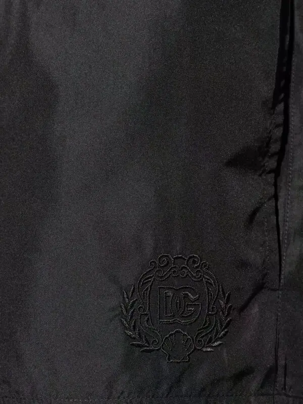 Dolce & Gabbana Logo-embroidered Drawstring Swim Shorts