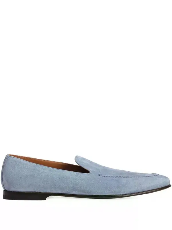 Dolce & Gabbana Suede Slip-on Loafers - Blue