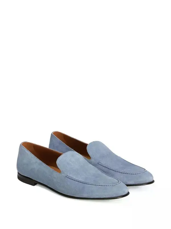 Dolce & Gabbana Suede Slip-on Loafers - Blue