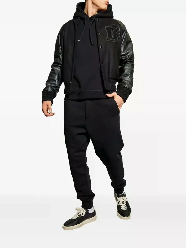 Dsquared2 Cotton Track Pants - Black