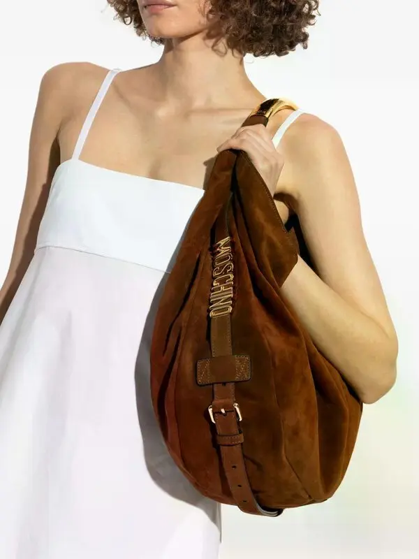 Moschino Suede Tote Bag