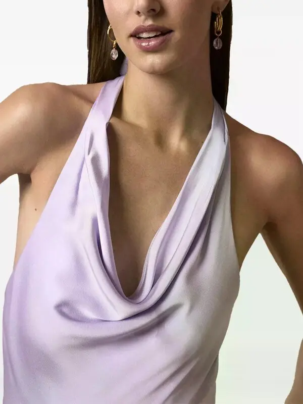 halter neck split dress The Halter Slit Gown main image 0
