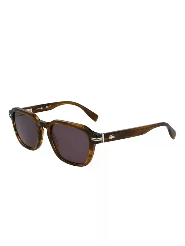 Lacoste Line Square Sunglasses - Brown
