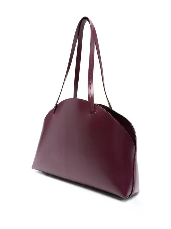 JIL SANDER Medium Curve Shoulder Bag - Red