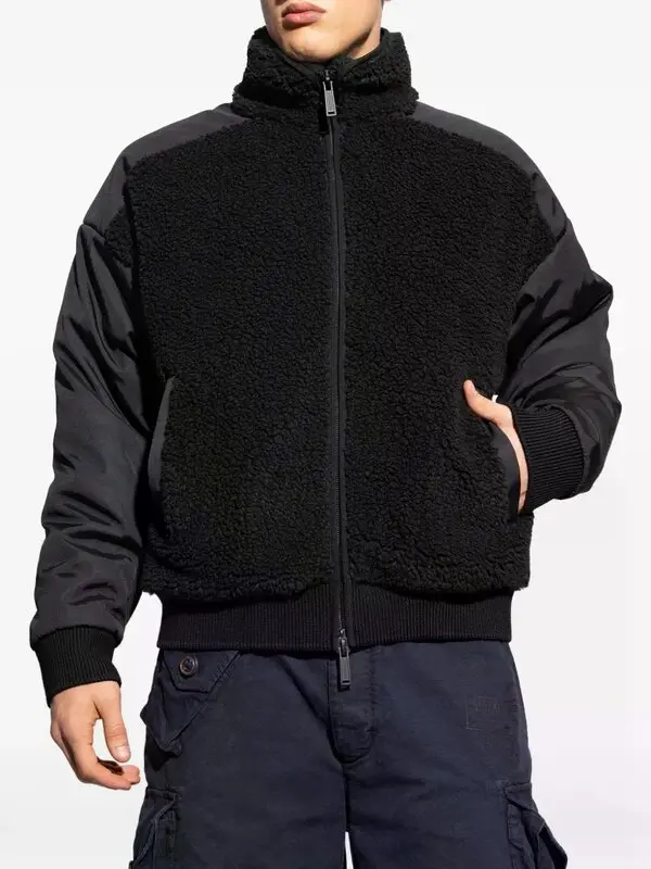 Dsquared2 Zip-up Bomber Jacket - Black