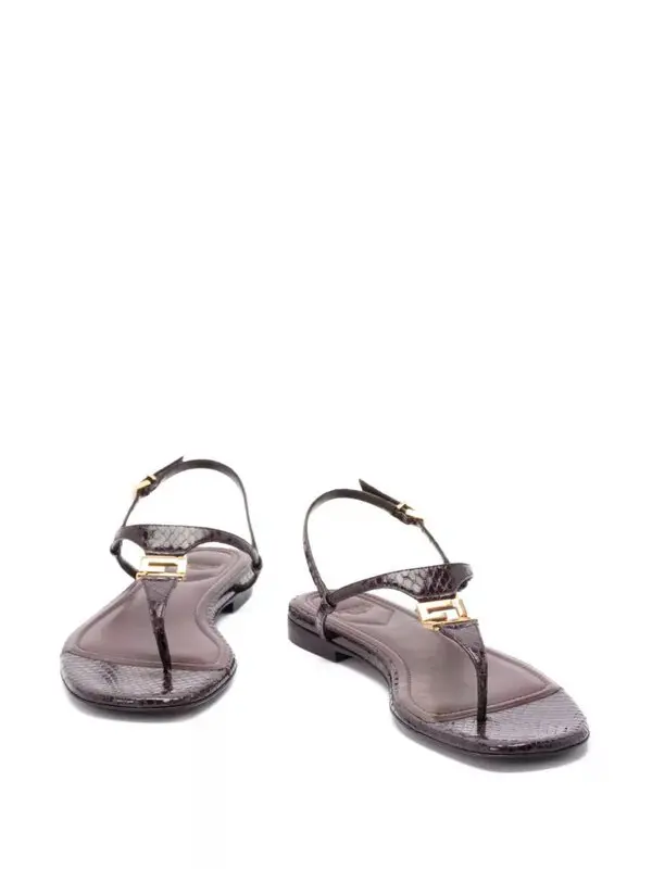 Fendi Ffold Flat Sandals