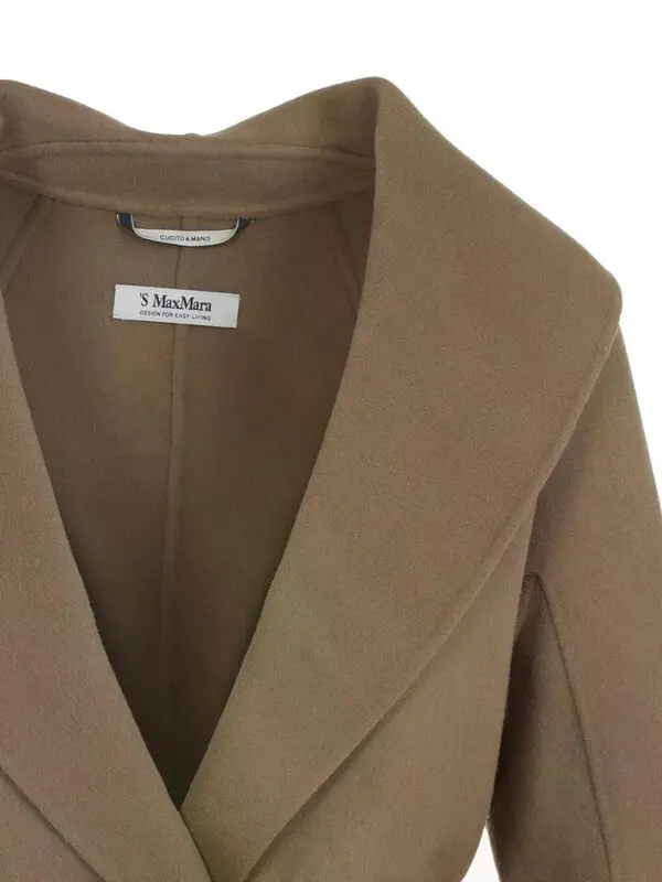 Max Mara Belted Wrap Coat - Neutrals