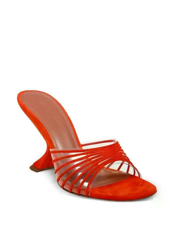 Amina Muaddi 90mm Mookie Sandals