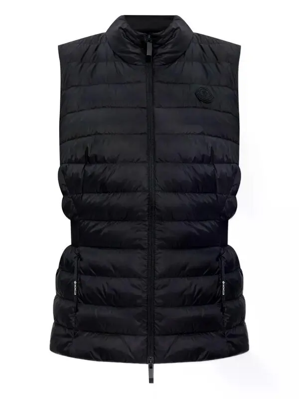Moncler Valmarie Quilted Sleeveless Gilet - Black