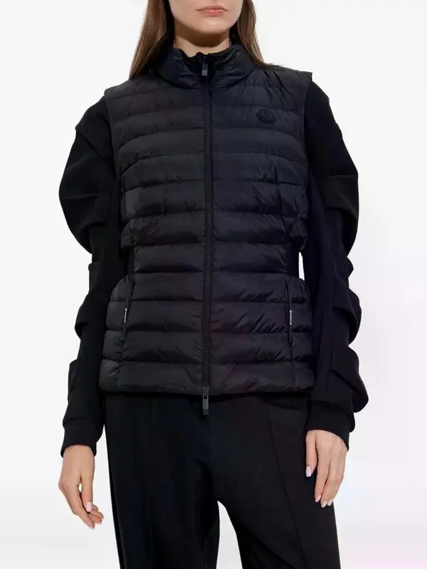 Moncler Valmarie Quilted Sleeveless Gilet - Black