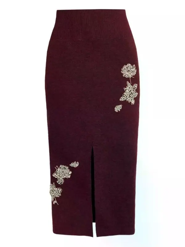 Erdem Embellished Midi Skirt