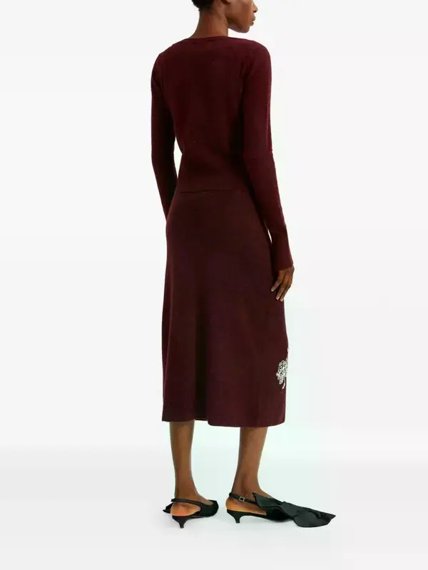 Erdem Embellished Midi Skirt