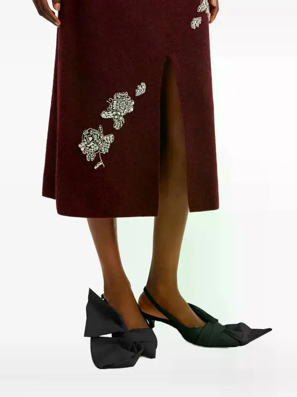 Erdem Embellished Midi Skirt