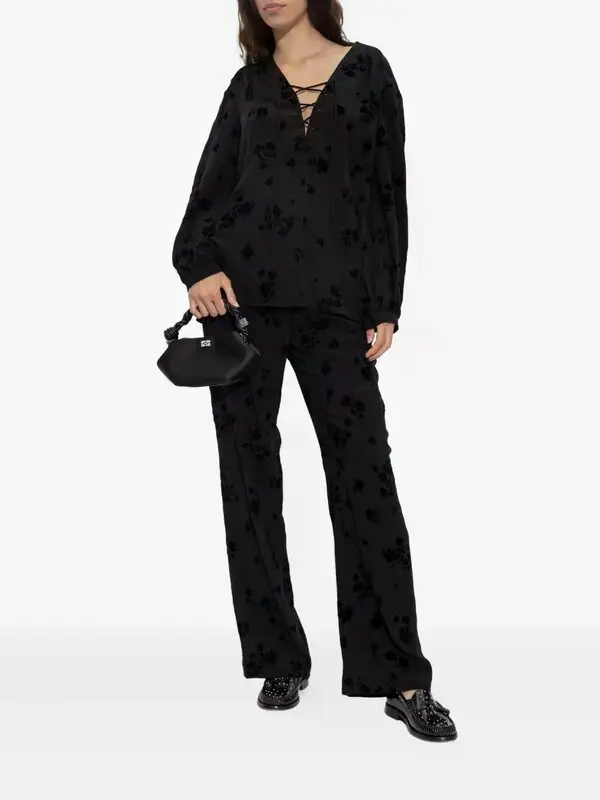 Zadig&Voltaire Floral Drawstring Trousers