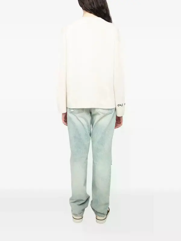 Zadig&Voltaire Mikyz Embroidered Merino Jumper - White