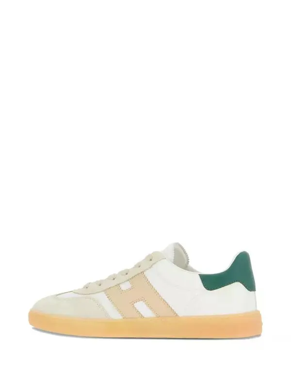 Hogan Panelled Leather Sneakers - White