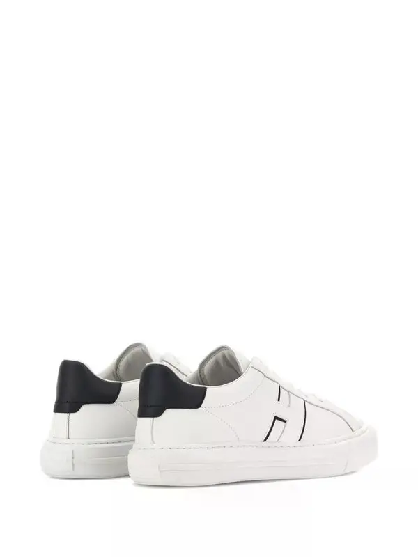 Hogan Rebel Logo-embellished Leather Sneakers - White