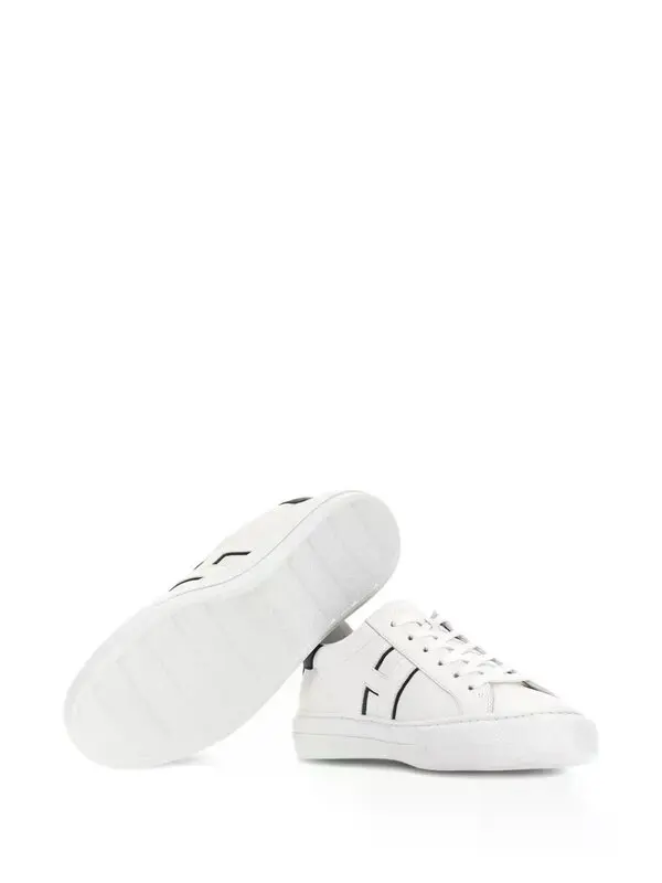 Hogan Rebel Logo-embellished Leather Sneakers - White