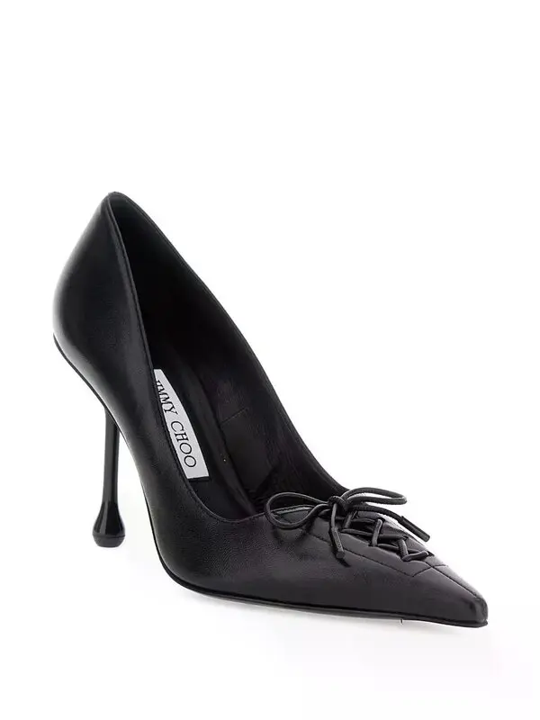 JIMMY CHOO Scarlet Lace-up Pumps - Black