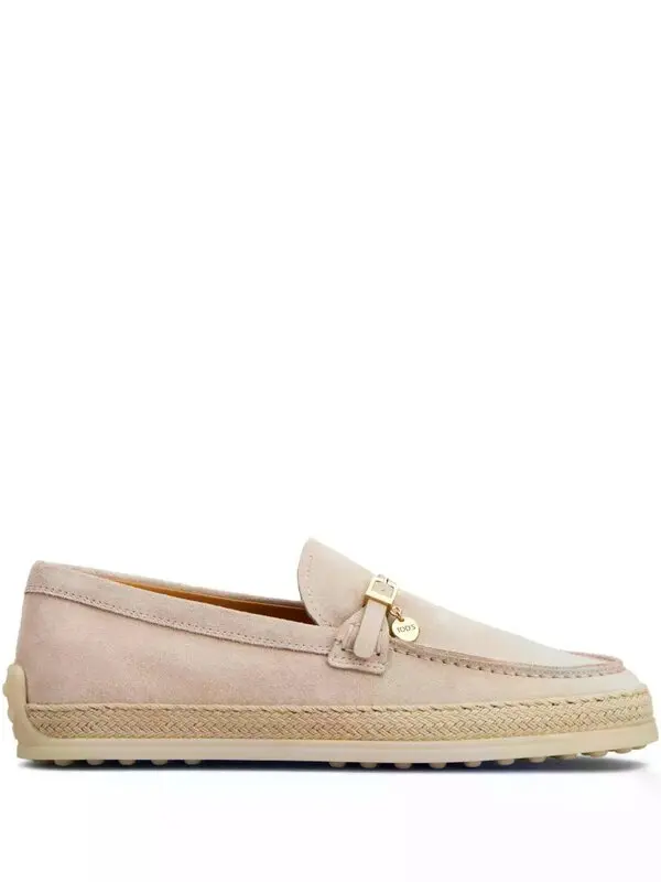 TOD'S Suede Loafers - Pink