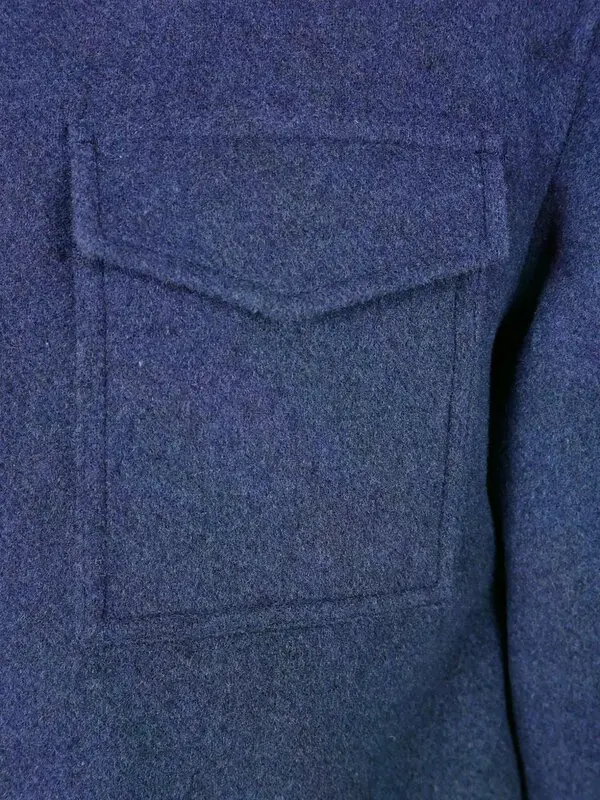 Herno Patch-pocket Shirt Jacket - Blue