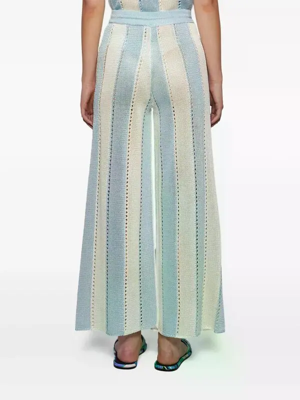 Calle Del Mar Cabana Stripes Knit Trousers
