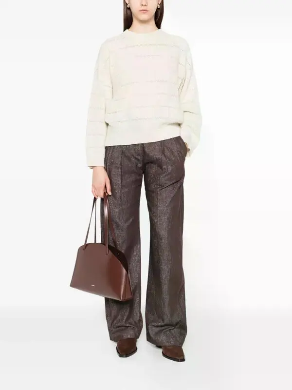 Brunello Cucinelli Open Knit Sweater