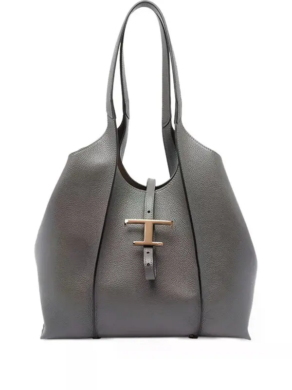 TOD'S T-clasp Leather Tote Bag