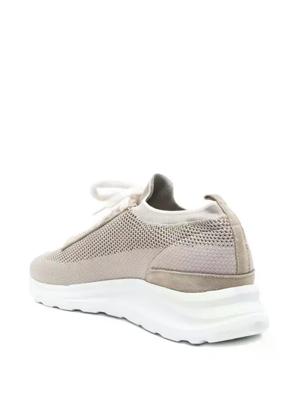 Eleventy Knitted Upper Trainers - Neutrals