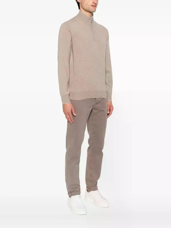 Brunello Cucinelli Zip-up Cashmere Sweater