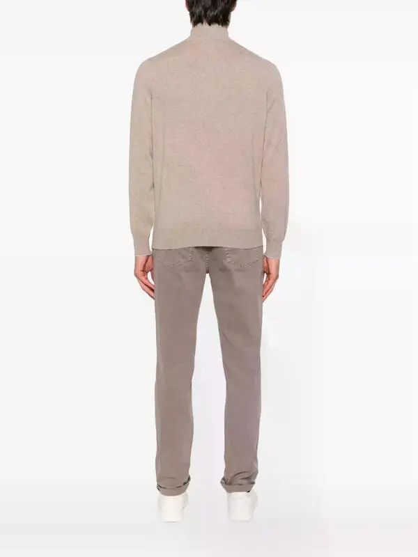 Brunello Cucinelli Zip-up Cashmere Sweater