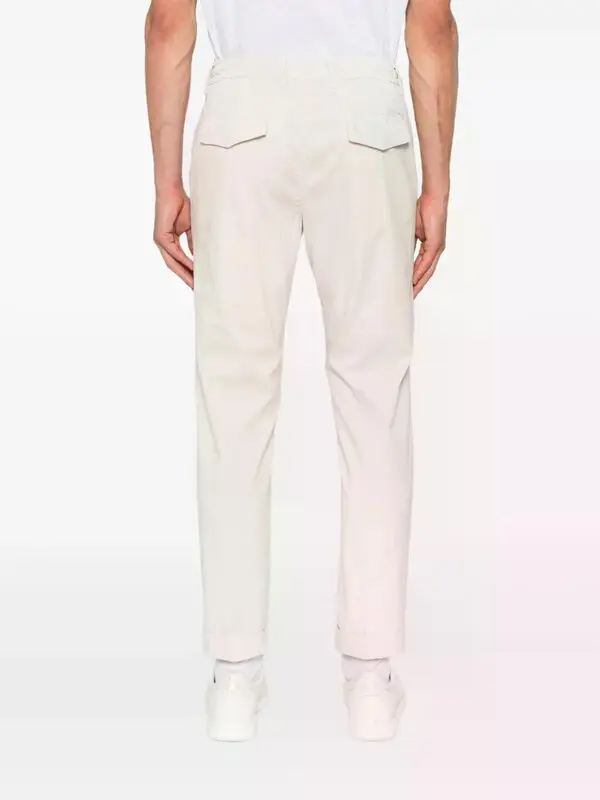 Eleventy Pleated Drawstring Trousers - Neutrals