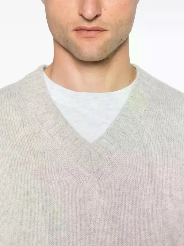 Eleventy V-neck Wool Sweater