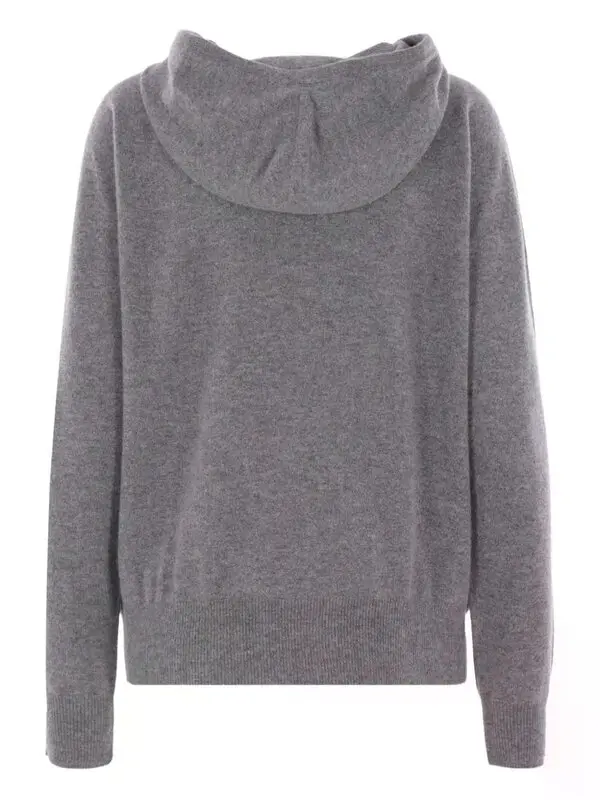THE ROW Drawstring-hood Zip-front Cardigan