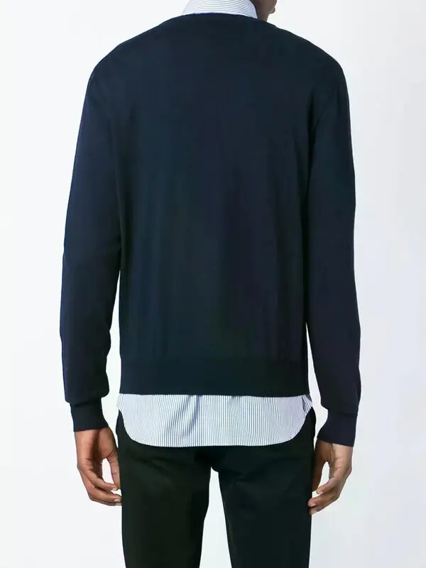 Canali Wool V-neck Sweater