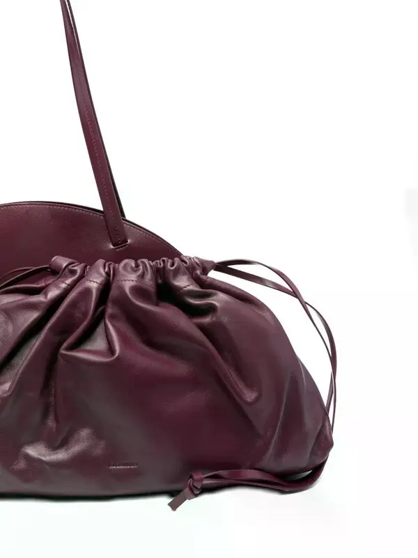 JIL SANDER Curve Shoulder Bag - Red