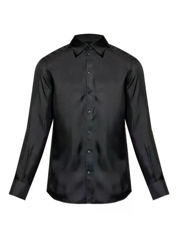 Dolce & Gabbana Long-sleeve Silk Shirt