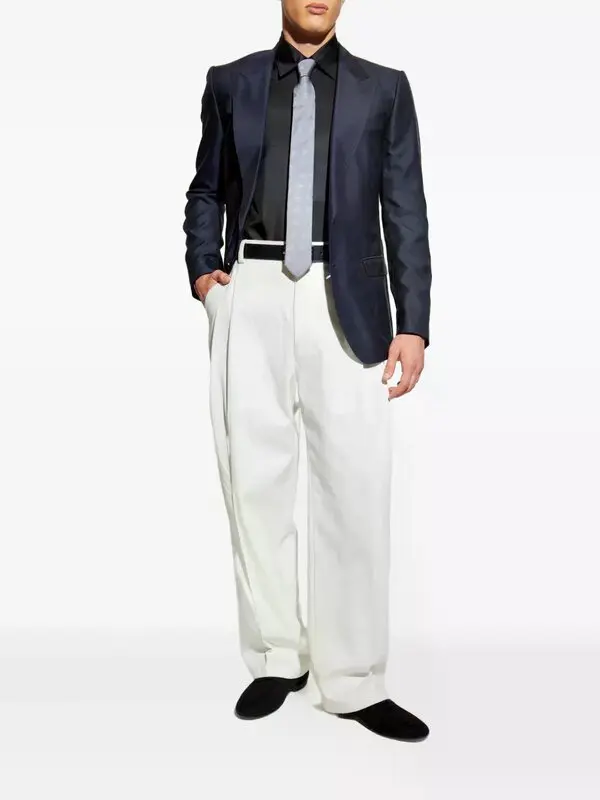Dolce & Gabbana Long-sleeve Silk Shirt