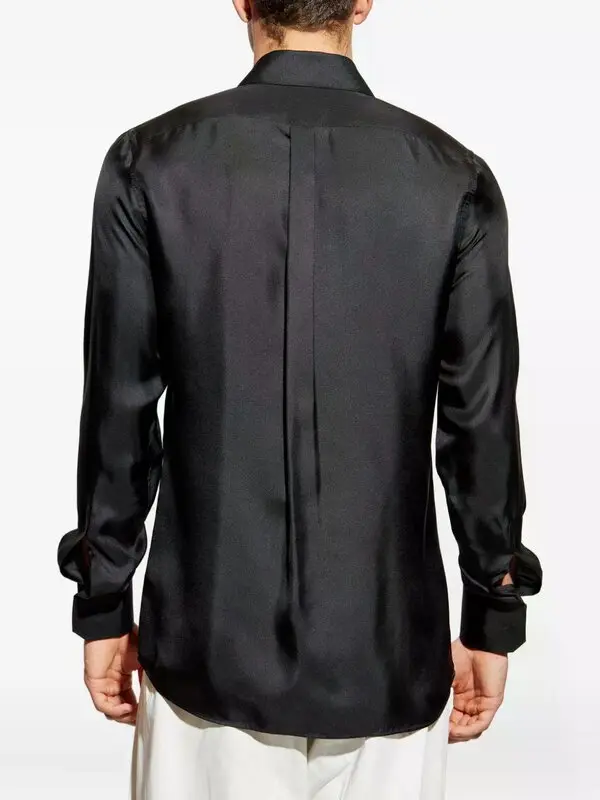 Dolce & Gabbana Long-sleeve Silk Shirt