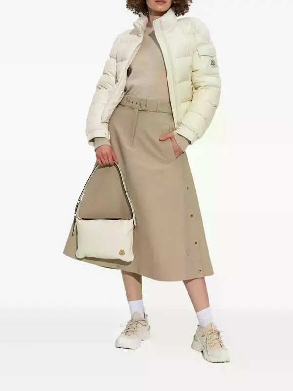 Moncler Belted Midi Skirt - Neutrals